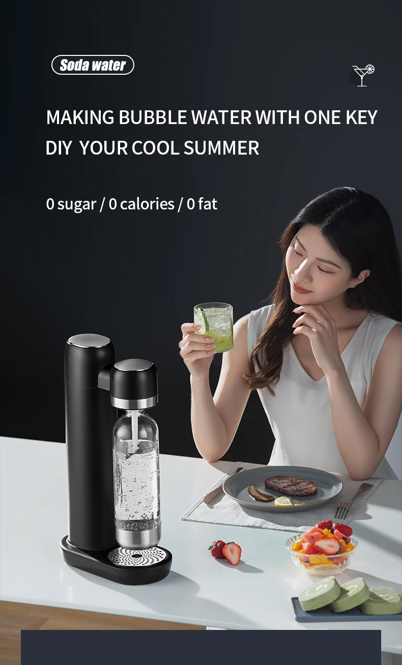 Metal Keys Sparkling Water Maker Sparkling Water And Soda Drink Maker ...