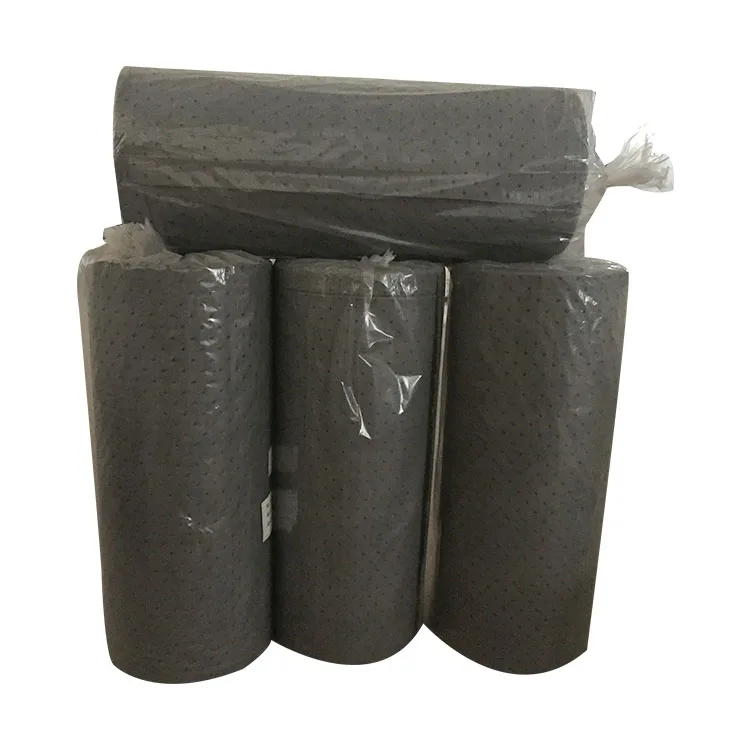 Dimpled Perforated Grey Color Universal Spill Absorbent Roll - Buy ...