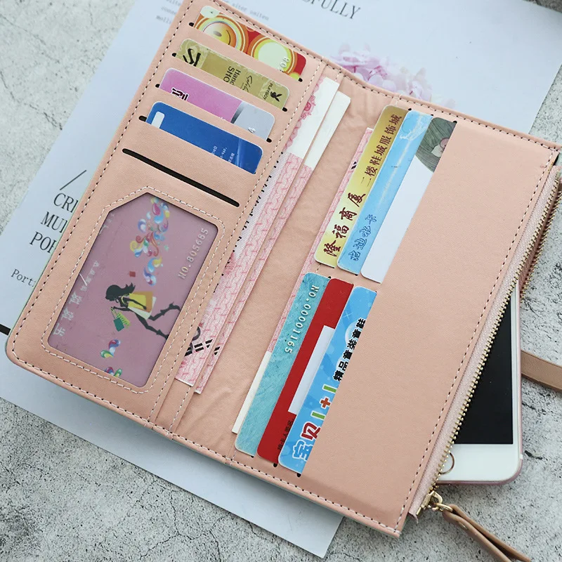 Fashion Korean Long Wallet Multifunctional High Quality Pu Leather ...