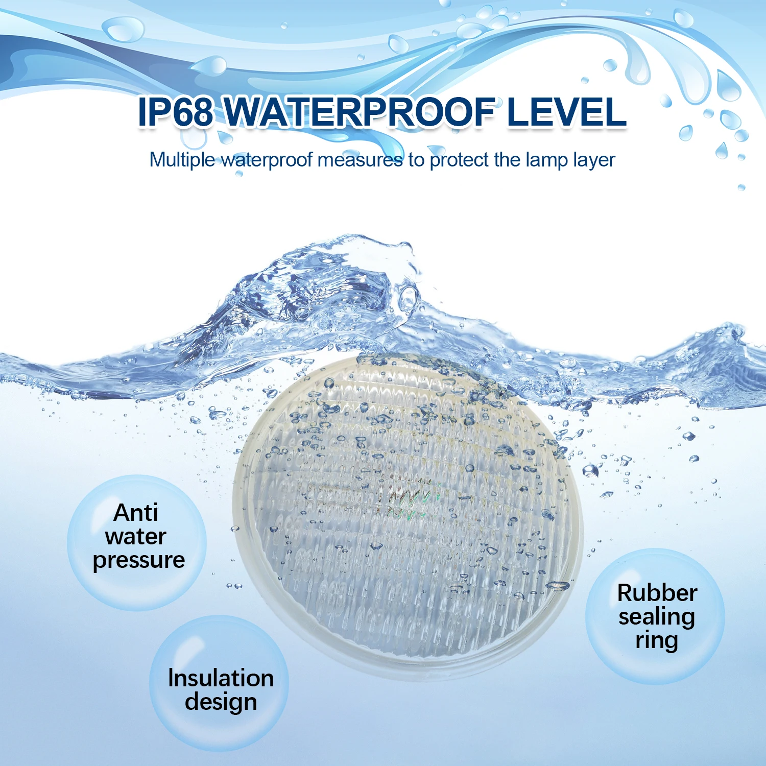 Par36 Ip68 Waterproof 12v 45w Underwater Led Light Use for Swimming ...