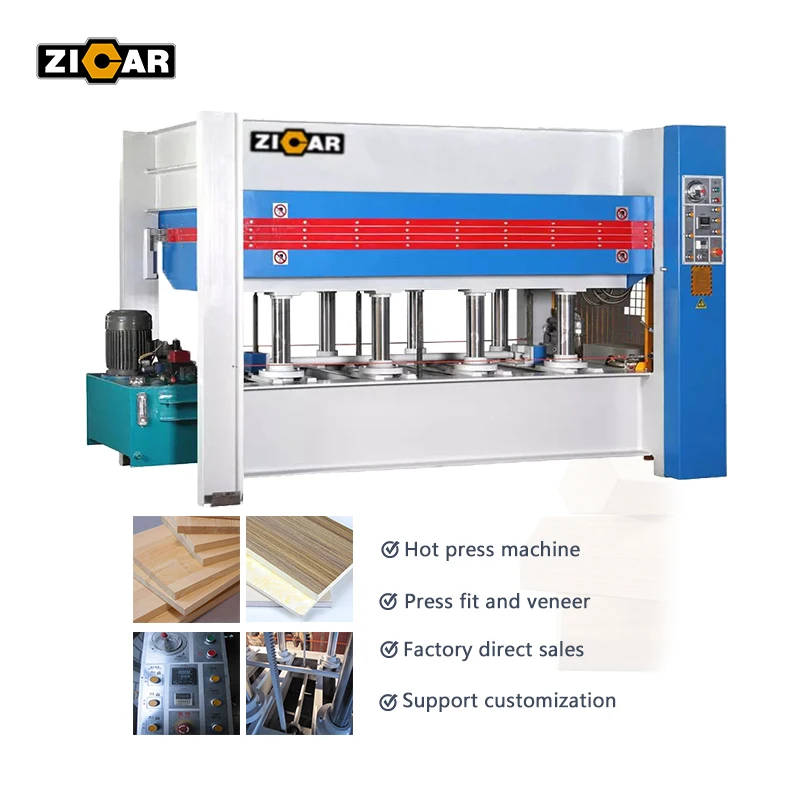 Zicar Hydraulic Aluminum Honeycomb Panels And Garage Wooden Door Veneer ...