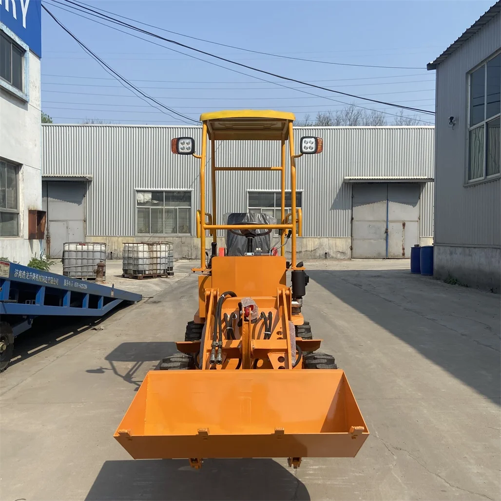 Cheap 450kg Mini Wheel Loaders Mini Front End Loader Small Diesel ...