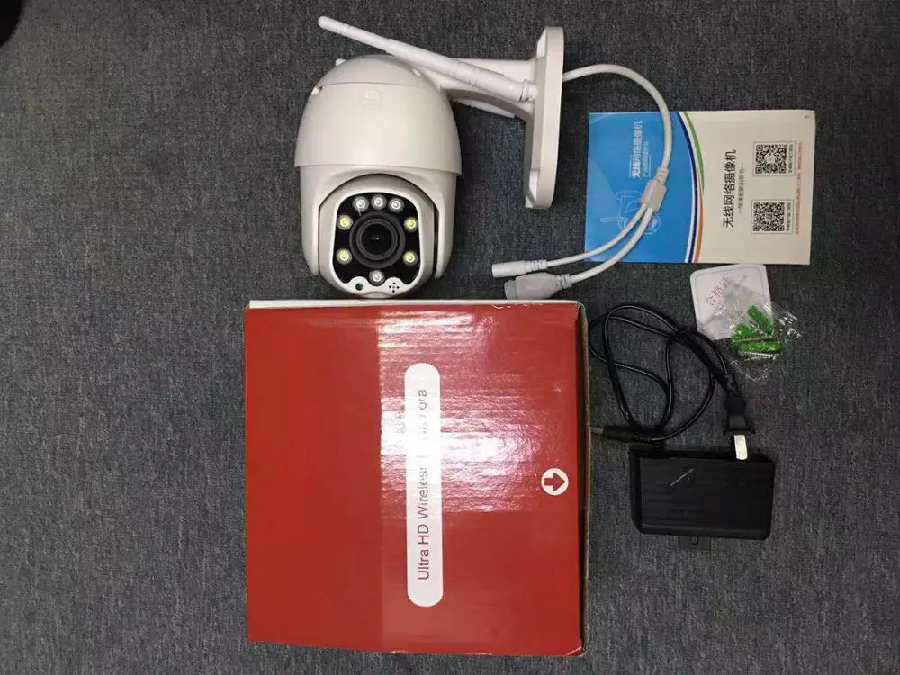 Outdoor 2mp Wifi Wireless Ptz Cameras Security Ip Camera 2-way Audio ...