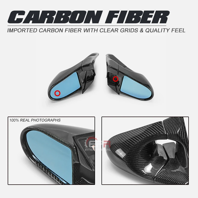 Mazda RX7 FD3S GND Aero Mirror - Carbon Bullet Mirror