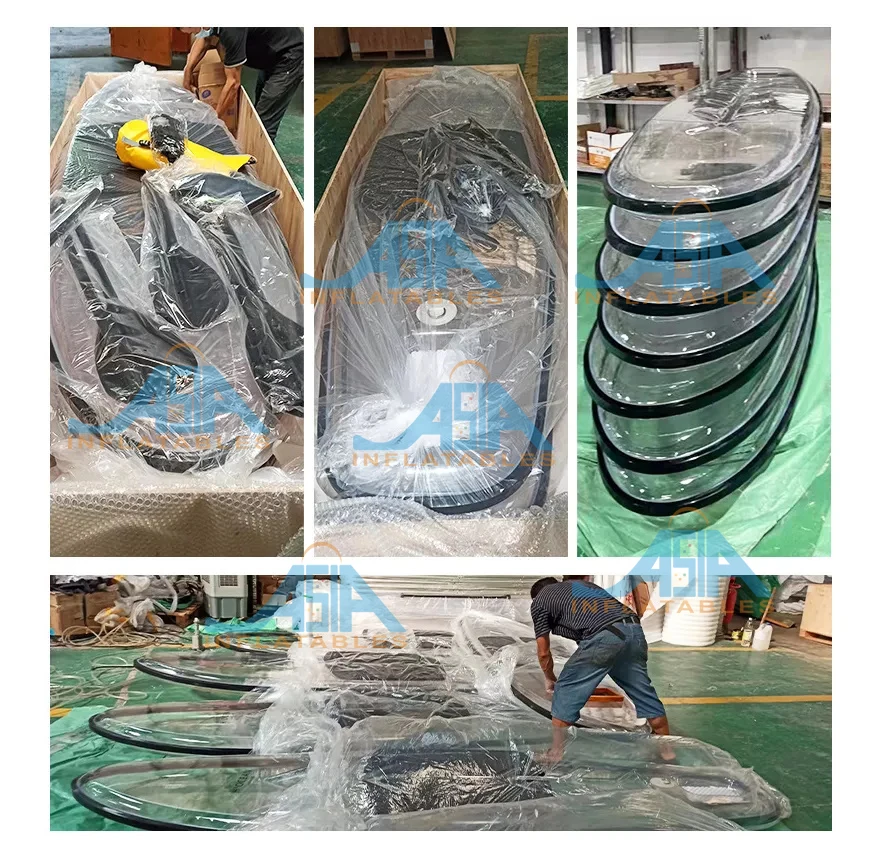 Wholesale Clear Transparent Bottom Surf SUP Paddle Board