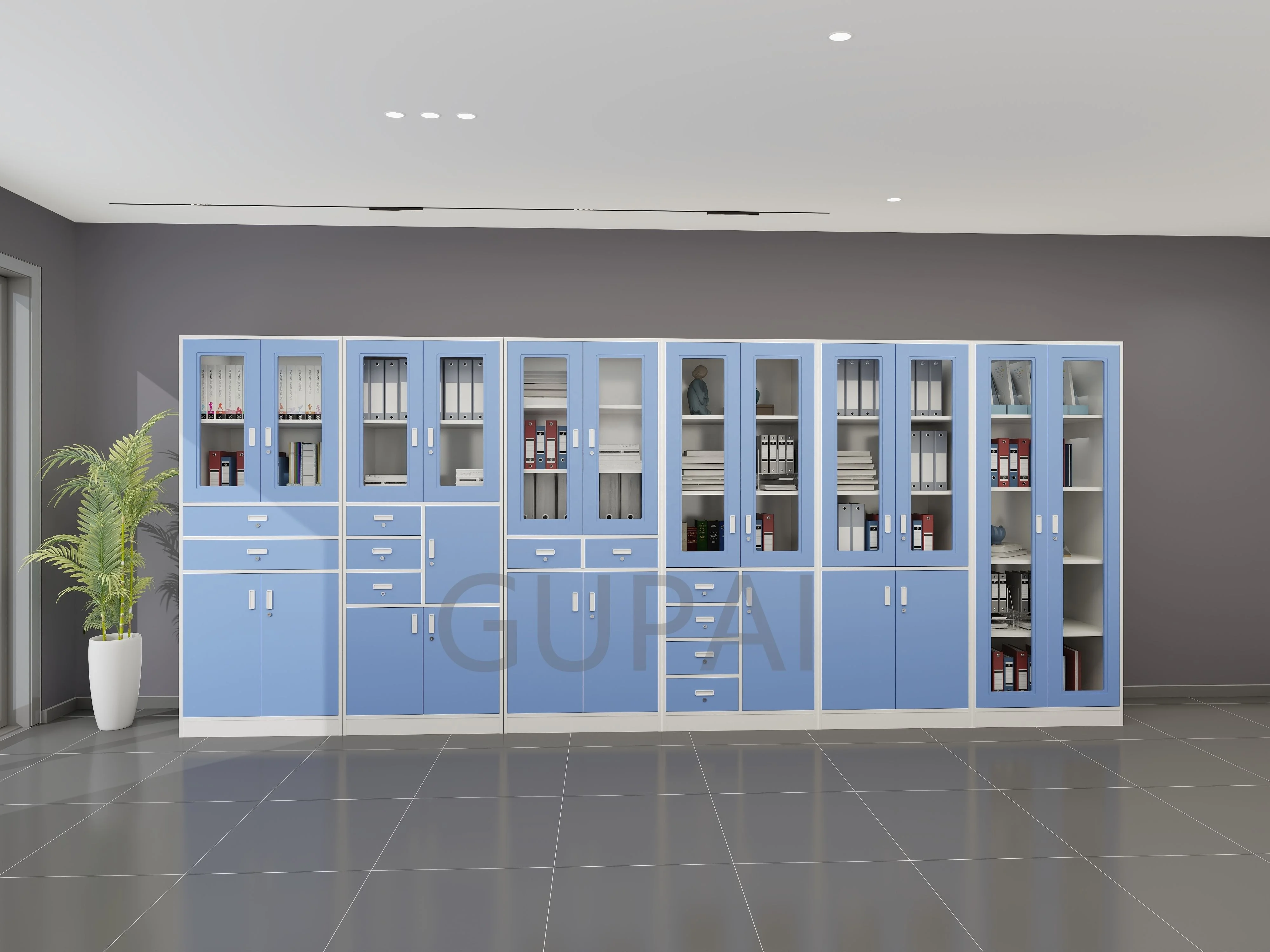 Modern Style Filing Cabinet Narrow-sided Cabinet Thin Frame File ...