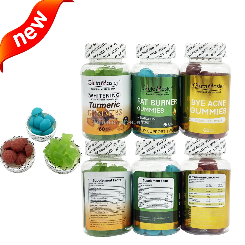 Gluta Master Whitening Turmeric Gummies - Natural Beauty