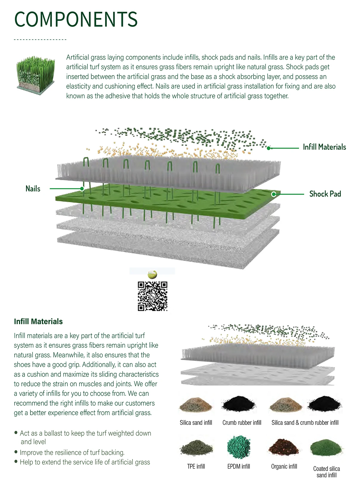 50mm Filling Type Football Field Synthetic Grass Carpet Green ...