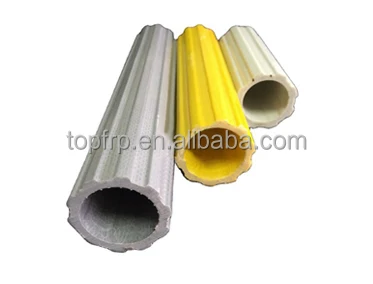 High Strength FRP Ladder Rung Gear Round Tube - Durable & Safe