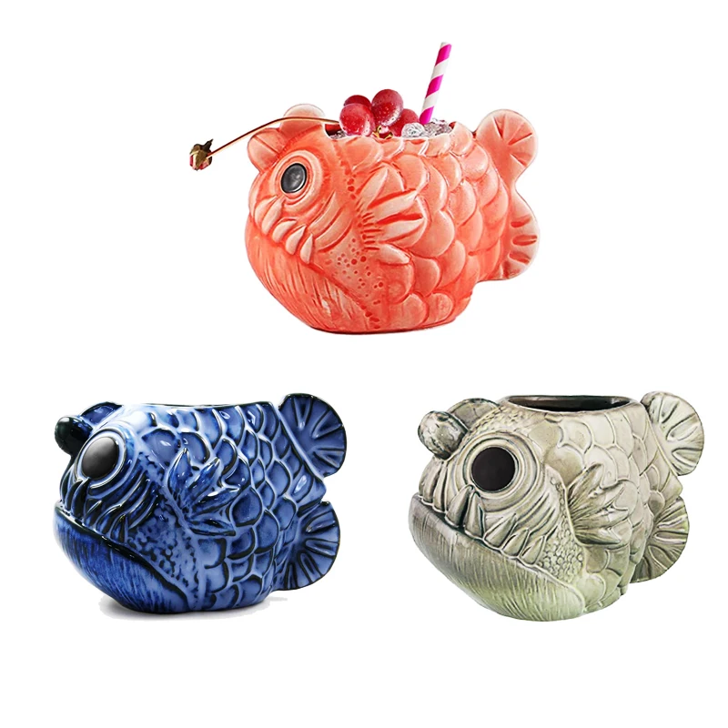 Custom New Tiki Glass Animal Beer Glasses - Handmade Ceramic