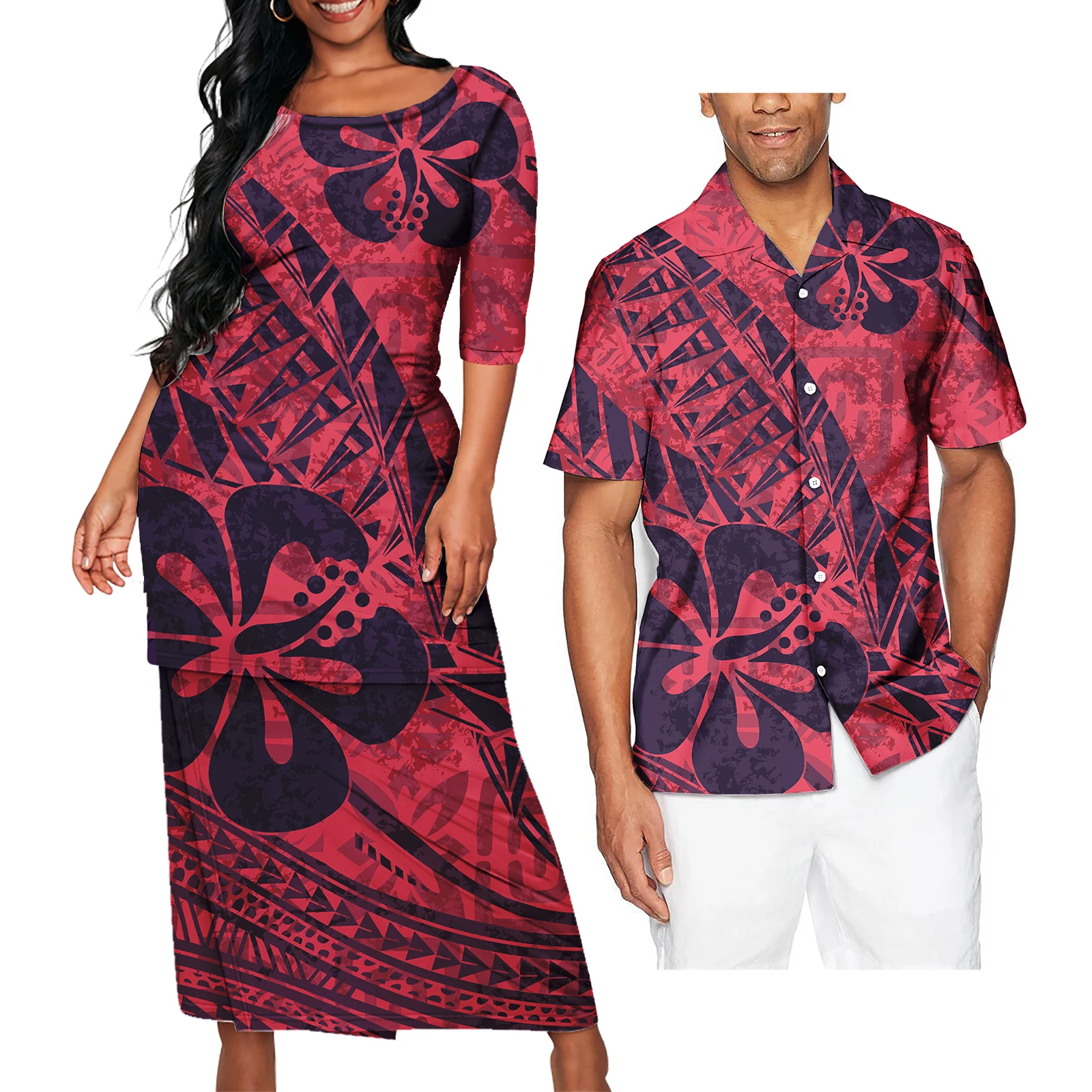 New Arrivals His and Hers Matching Clothes Hawaiian Beach Shirts Dress ...