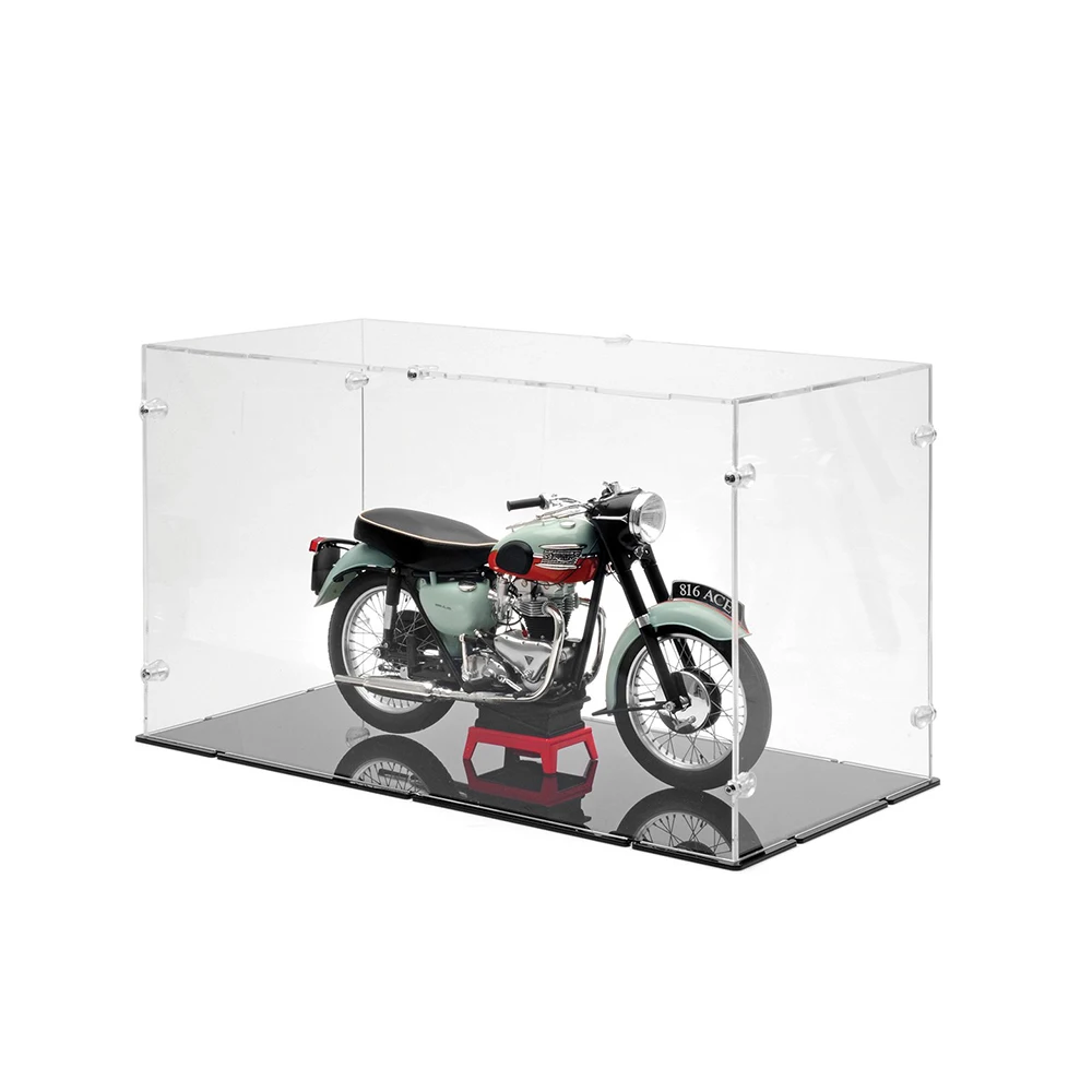 Factory Custom Clear Acrylic Diecast Model Car 1/18 Scale Motorcycle ...