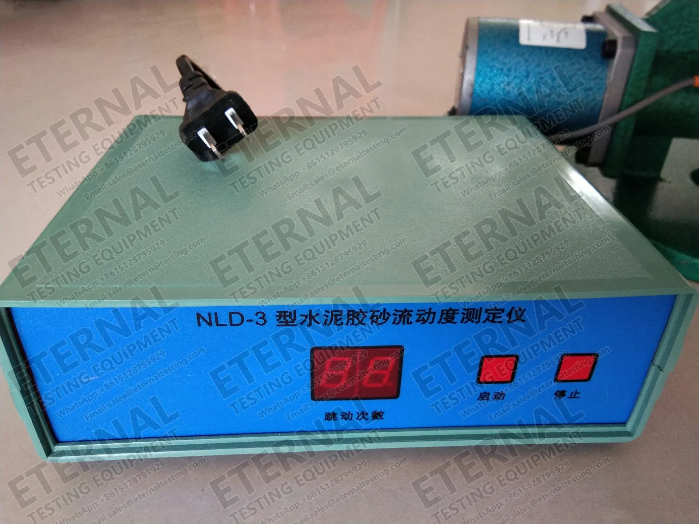 Standard Motorized Operated Mortar Flow Table Cement Motar Flow Table ...