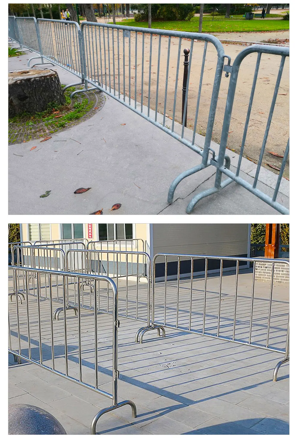 Customized High Quality Crowd Control Barrier Fence Outside Removable ...