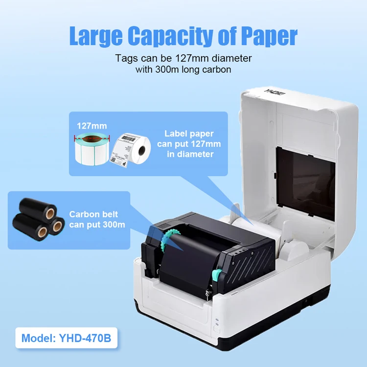 High Quality 4 Inch Waybill Thermal Transfer Ribbon Printer 4x6 ...