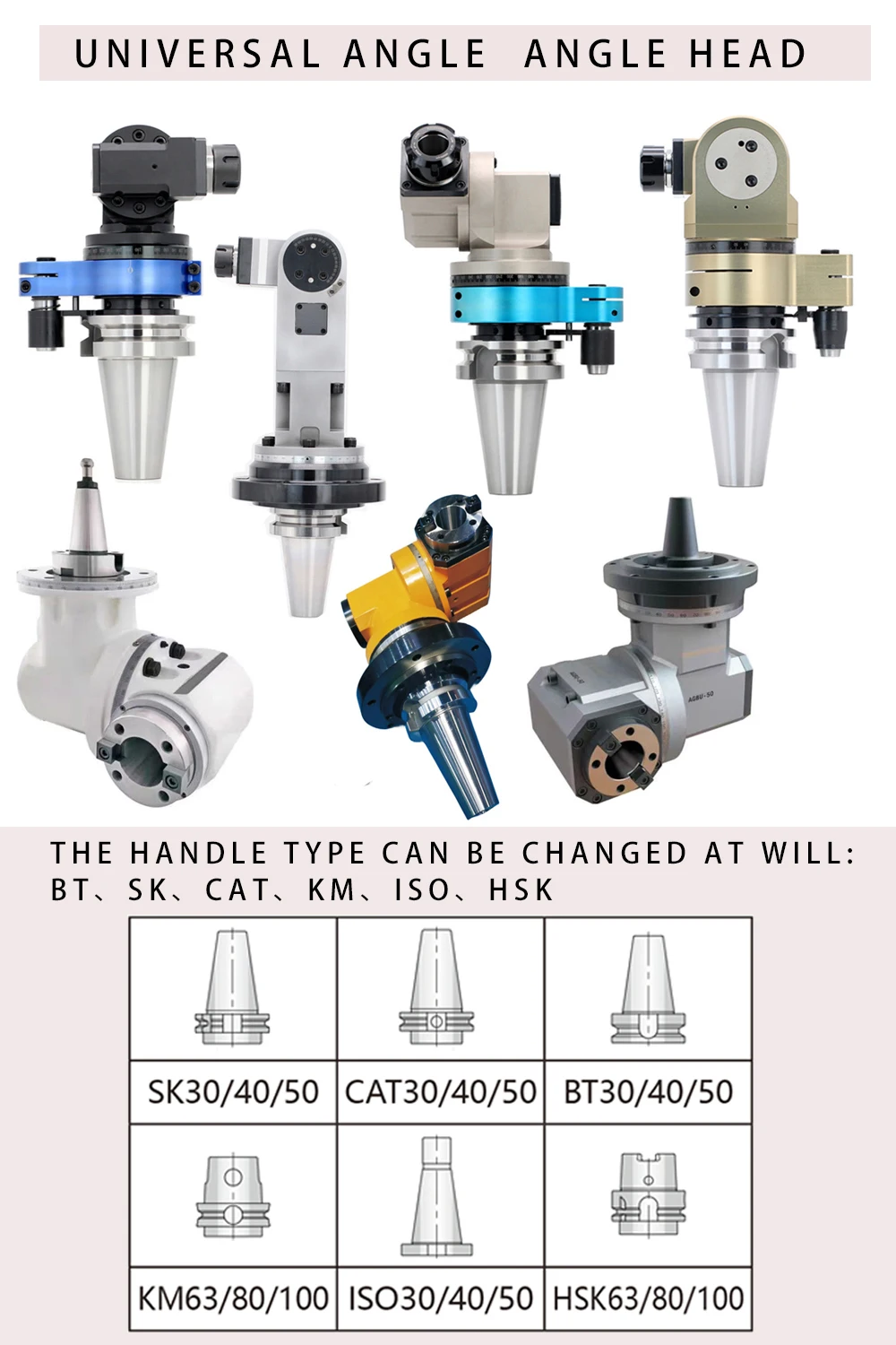 90 Degree Angle Milling Head BT40 ER25 - Precision Tools