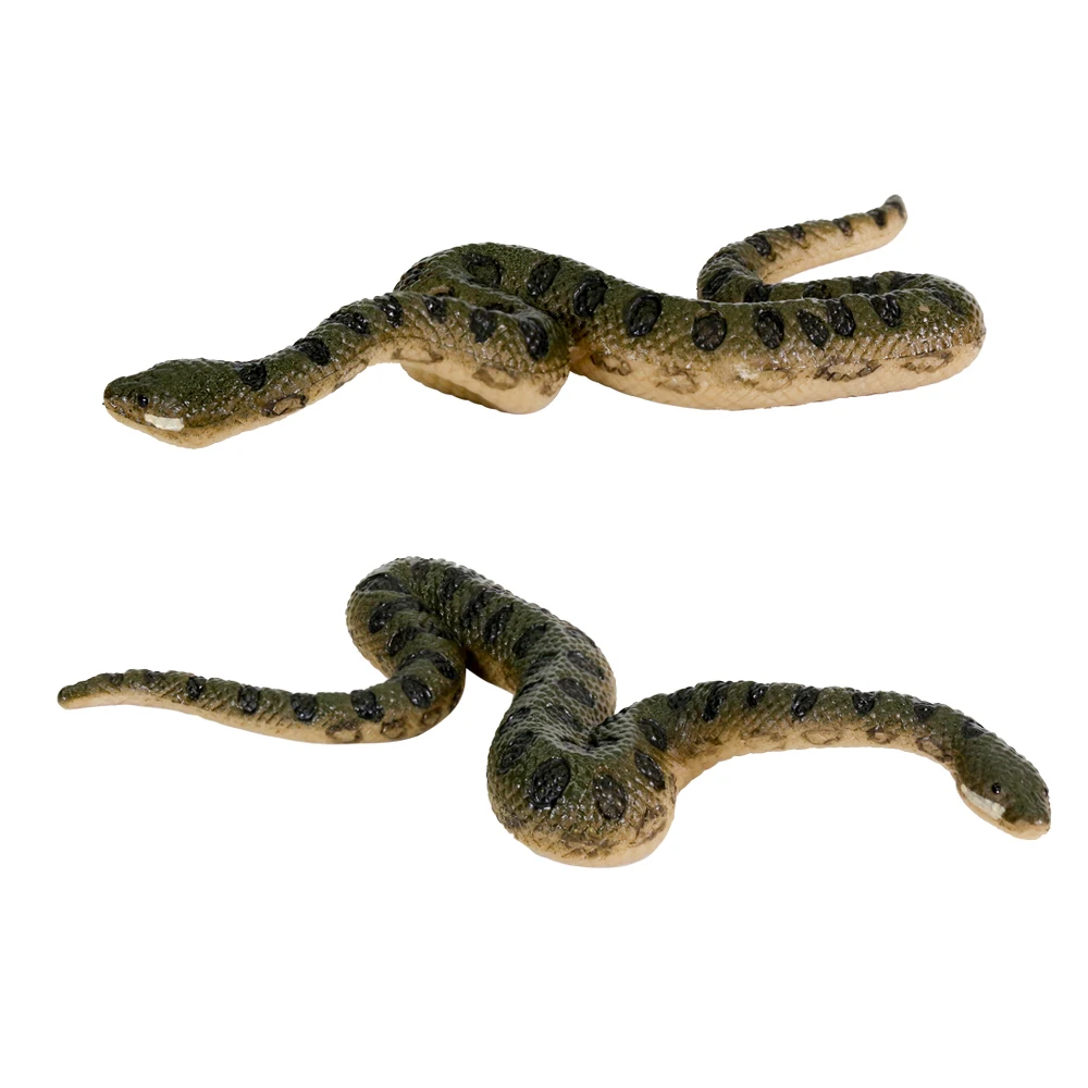 Jinglin Simulation Snake Toy Plastic Static Model Vivid Wildlife Animal ...