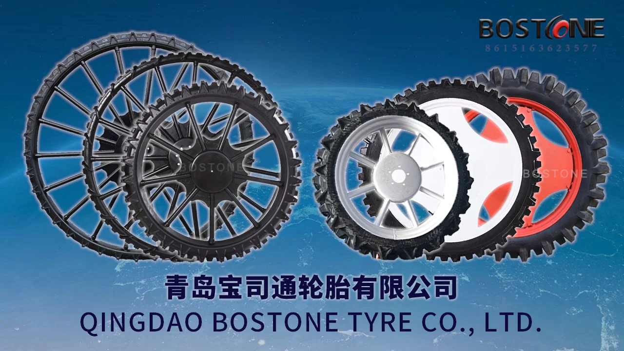 82 Cm 90 Cm Agricultural Rubber Solid Wheels Tractor Tires 35 Inch ...
