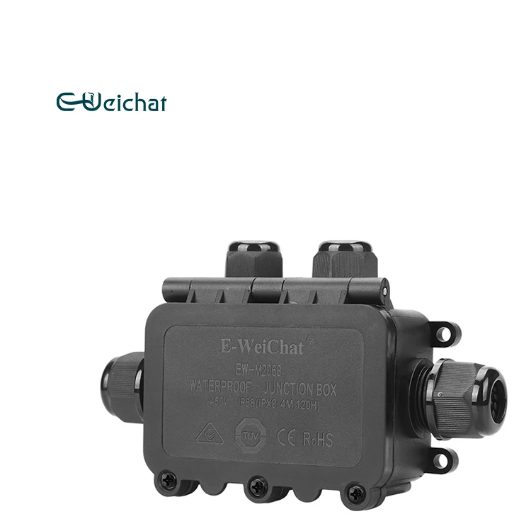 4-way Junction Box With Terminal Ip68 Waterproof Distribution ...