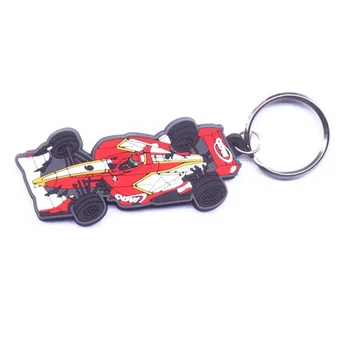 3d Sports Car Soft Rubber Pvc Key Tag Key Chain - Buy Custom ...