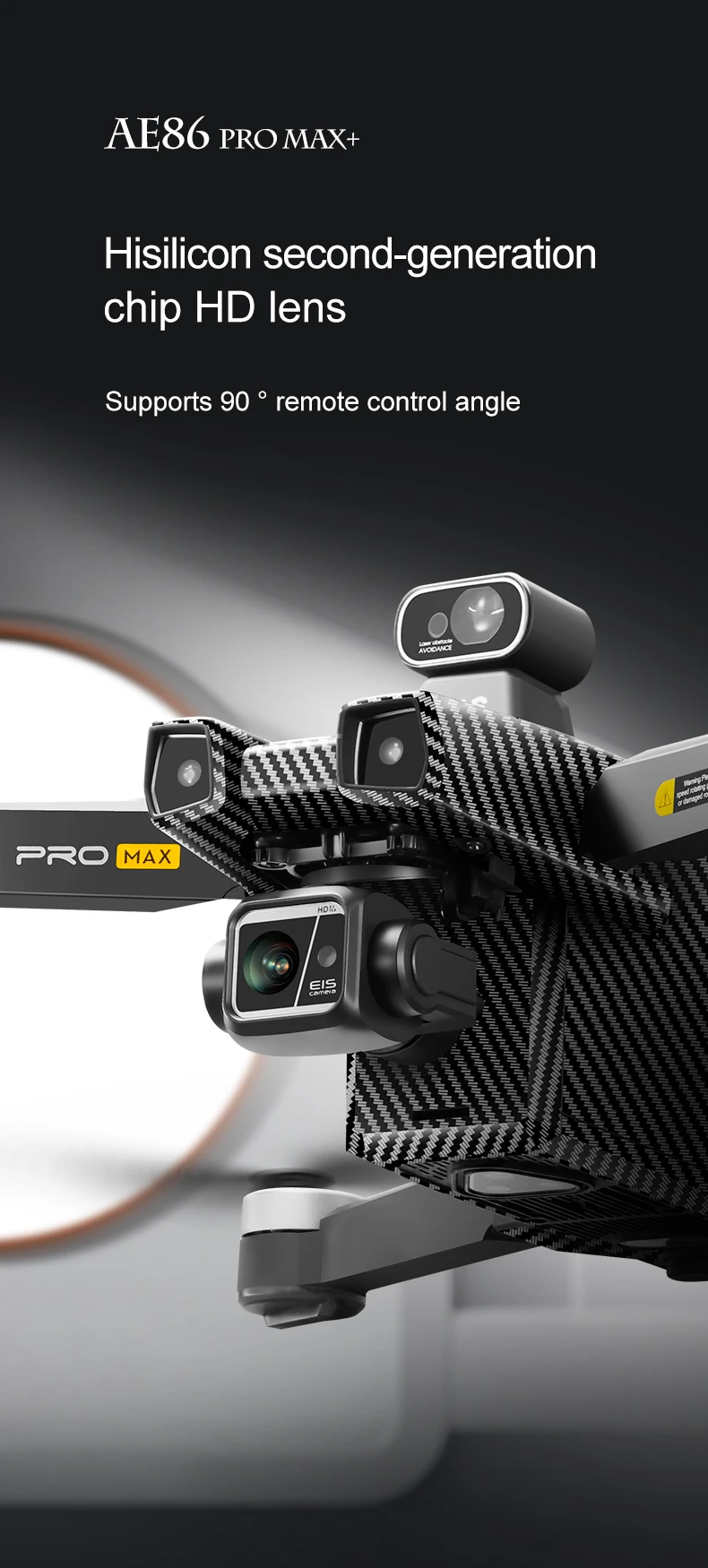 AE86 PRO MAX Plus - Drones with 4K Camera & 3-Axis Gimbal