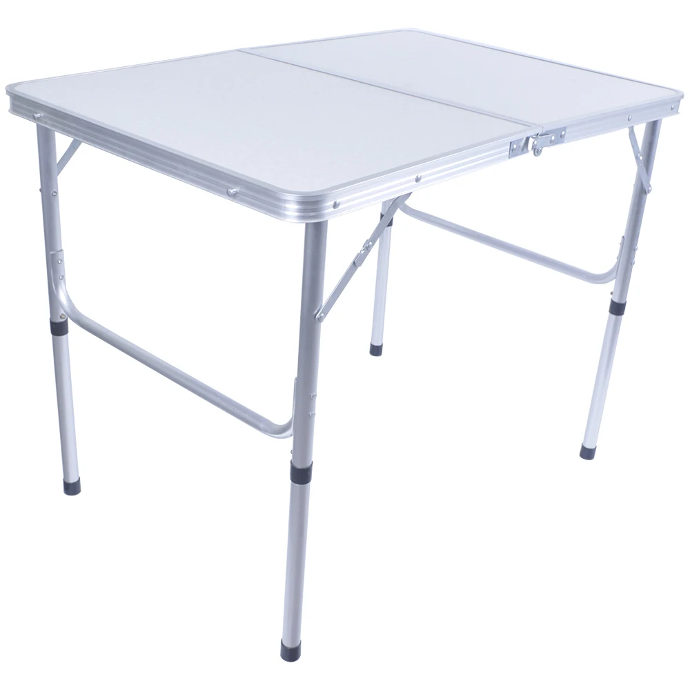 Portable Beach Folding Table - Lightweight Aluminum Camping Table with ...