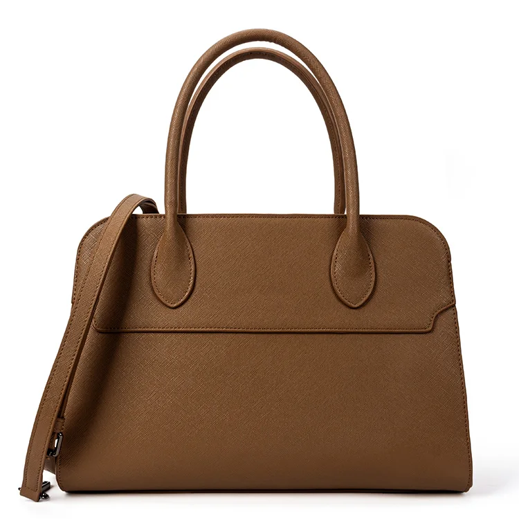 Oem New Model Large Capacity Brown Color Genuine Leather Fashion Women ...