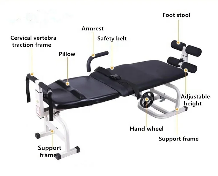 Orthopedic Traction Stretcher Bed Multi Functional Human Stretcher ...