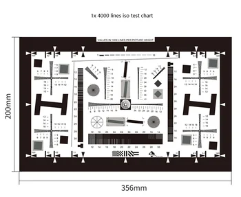 Standard Iso 12233 Resolution Chart Camera Test Target For Image ...