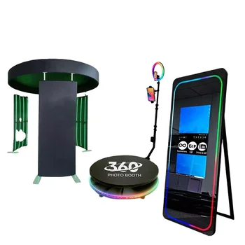 Portable Selfie Roamer Led Oval Stand Ring Light Roaming Photobooth ...