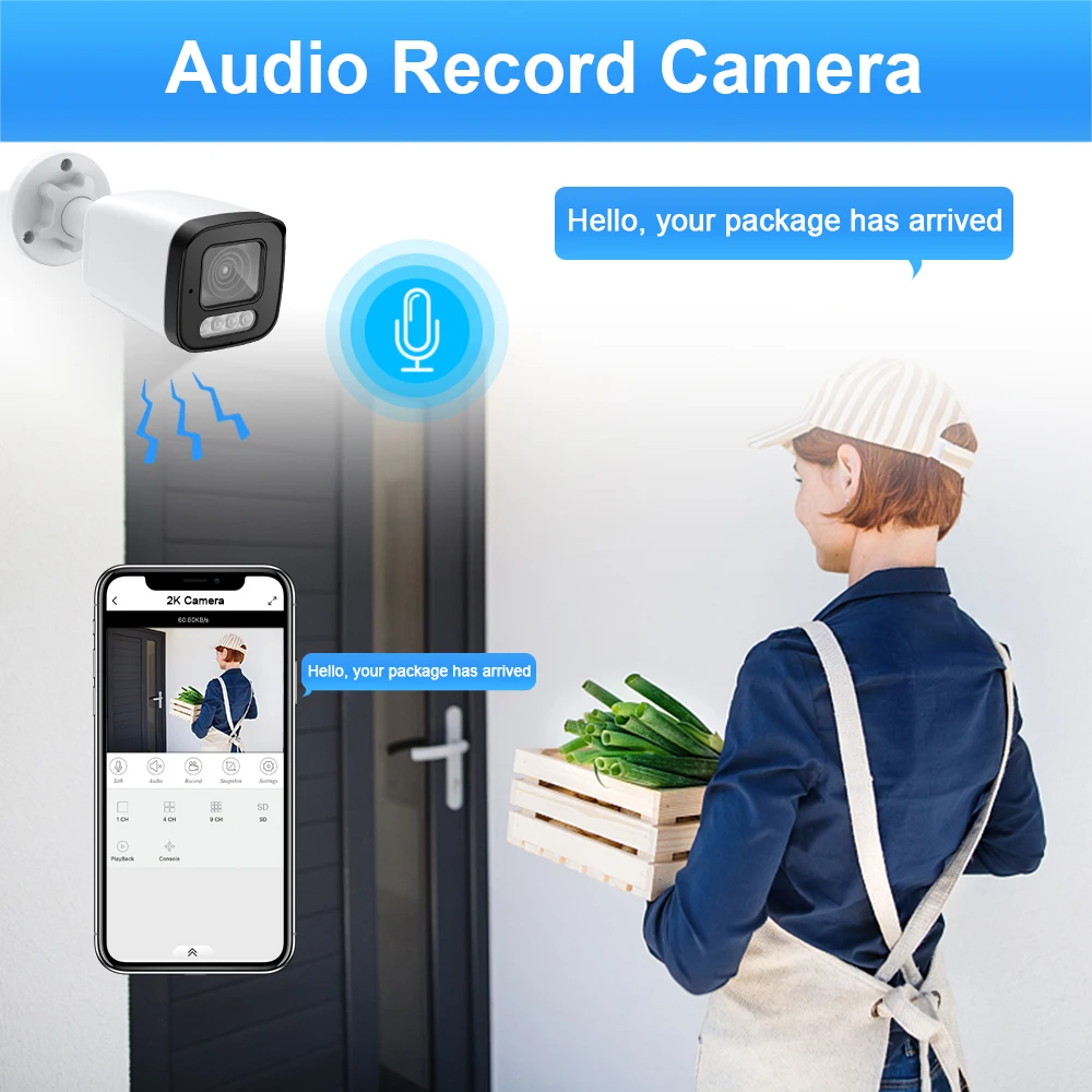 Alibaba Security Cameras - 8MP IP Poe Camera System