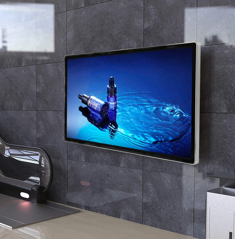 55 Inch High Resolution Wall Mount Lcd Digital Signage Time Switch ...