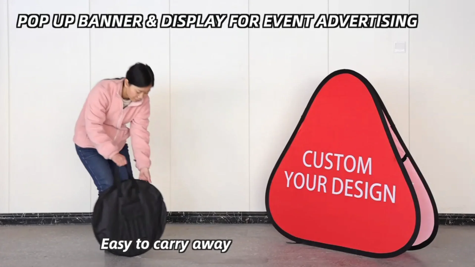 High Quality Outdoor Foldable Popup A Frame Display Double Sided ...