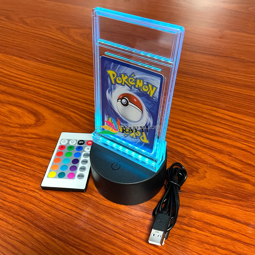 Ray Yi New Design Custom Single Psa Graded Card Slab Led Stand For ...