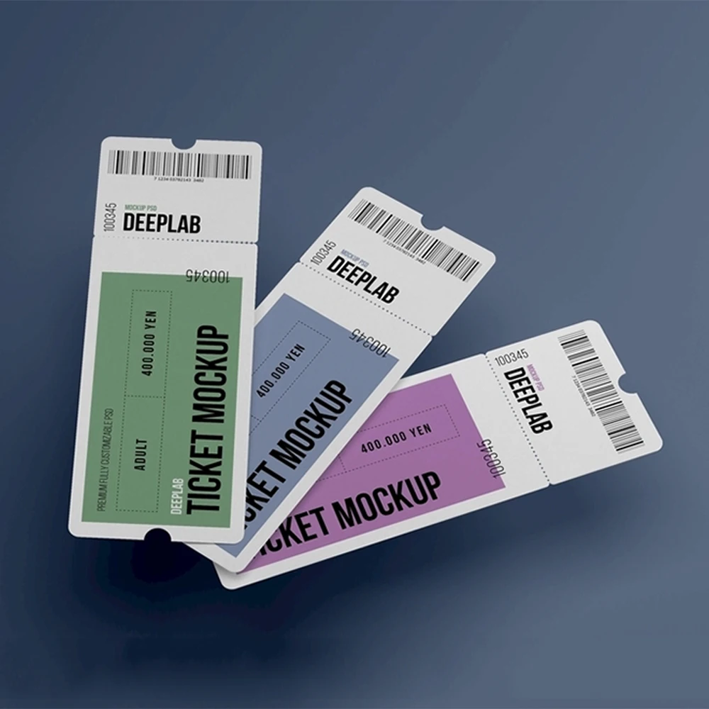 Customised Paper Ticket Printing Service for Events