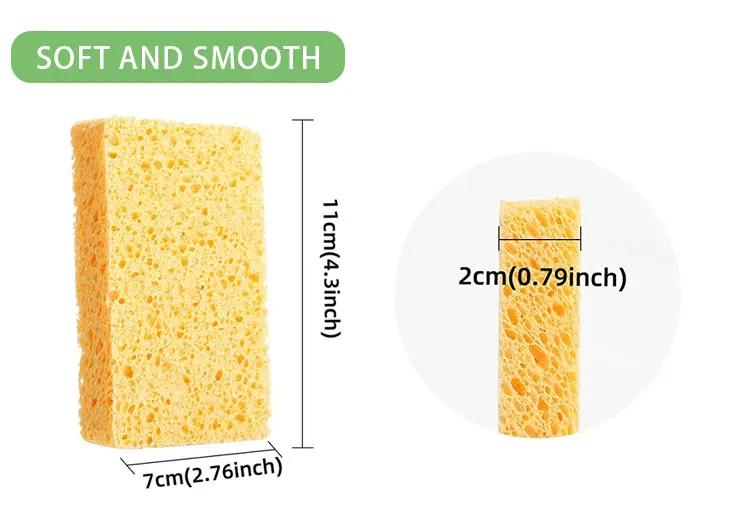 Spifit 2024 Most Popular Wood Pulp Cellulose Sponge Compressed Form For ...
