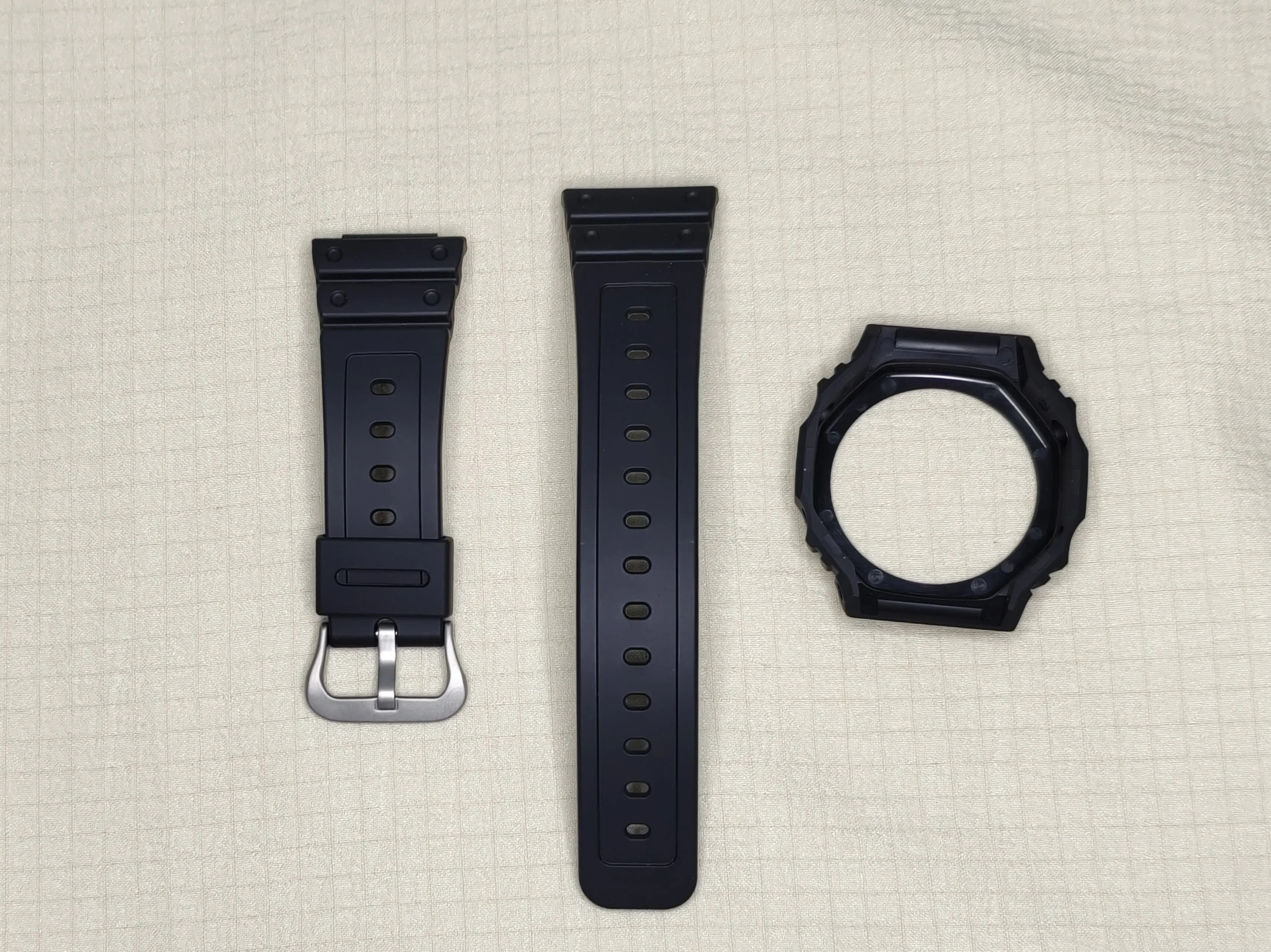 CASIOAK Resin Case Strap Kits Red and Black Resin case Strap Mod Kits ...