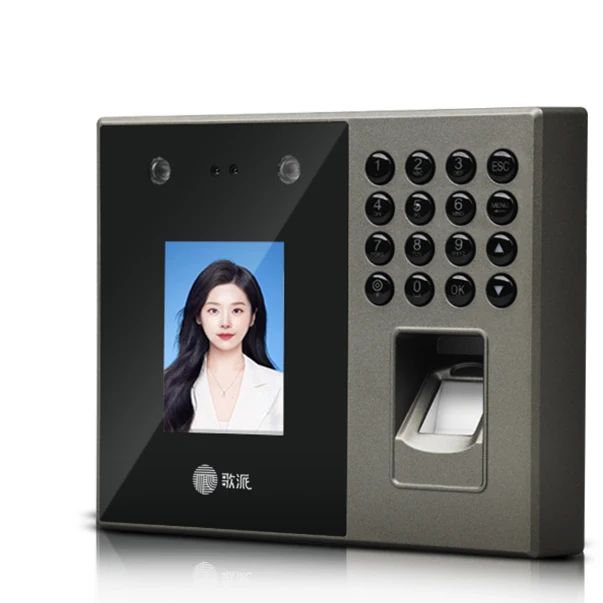 Id Card Time Clock Machine Biometric Face Recognition Office Finger ...