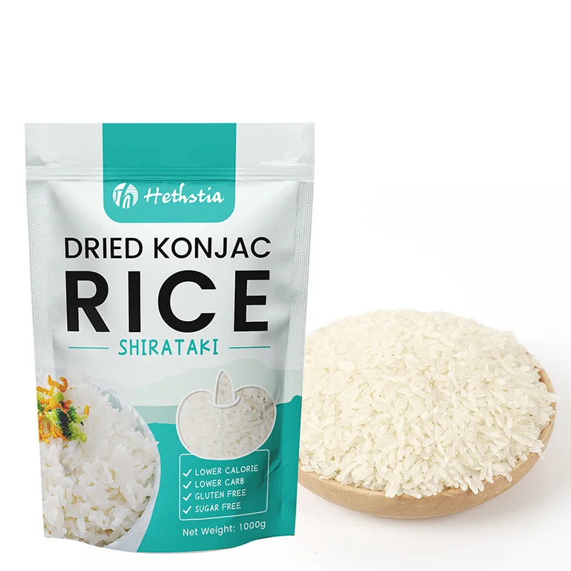 1KG Dried Shirataki Rice Gluten Free Organic Food Slim Rice No Fat Low ...