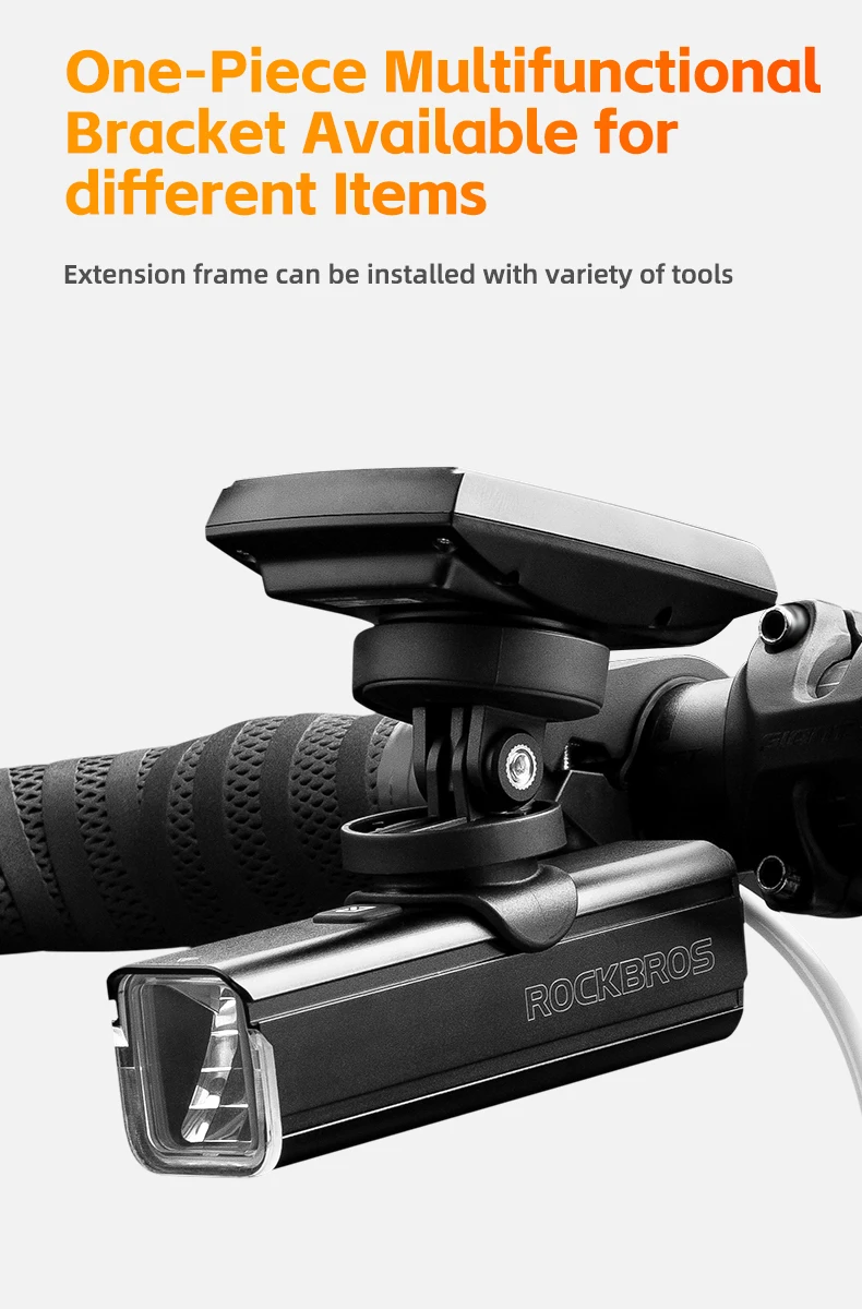 ROCKBROS Bicycle Gps Speedometer Mount Bracket Handlebar Extension ...