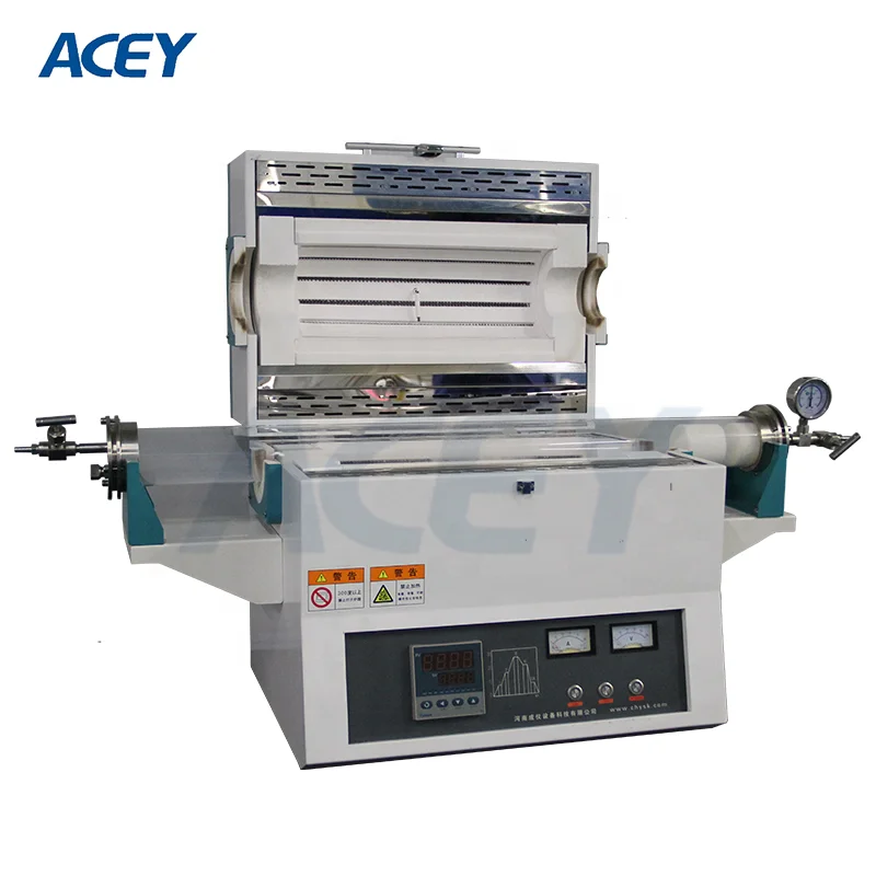 Laboratory High Temperature Tube Furnace 1200 1400 1700c Max Heat ...