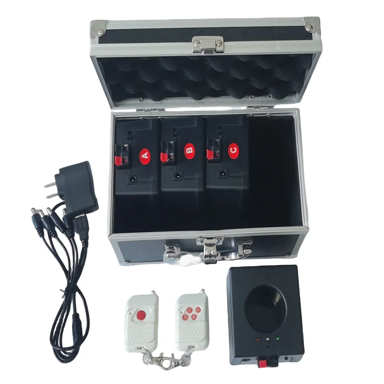 4 Cue Cold Pyro Electric Igniters Base Rotate Swing Switch Wheel ...