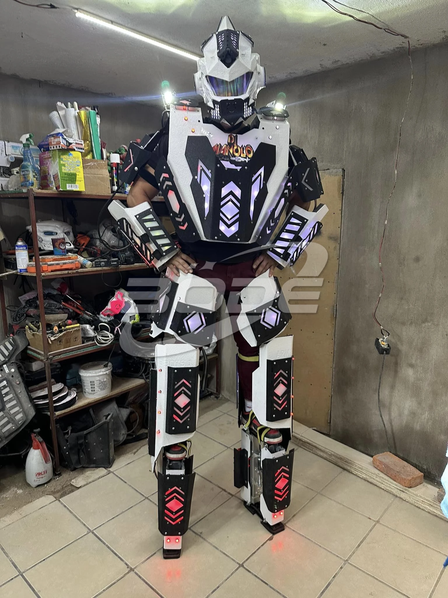 Hot Selling Led Mecha Stilts Costume Party Nightclub Stilts Costume ...