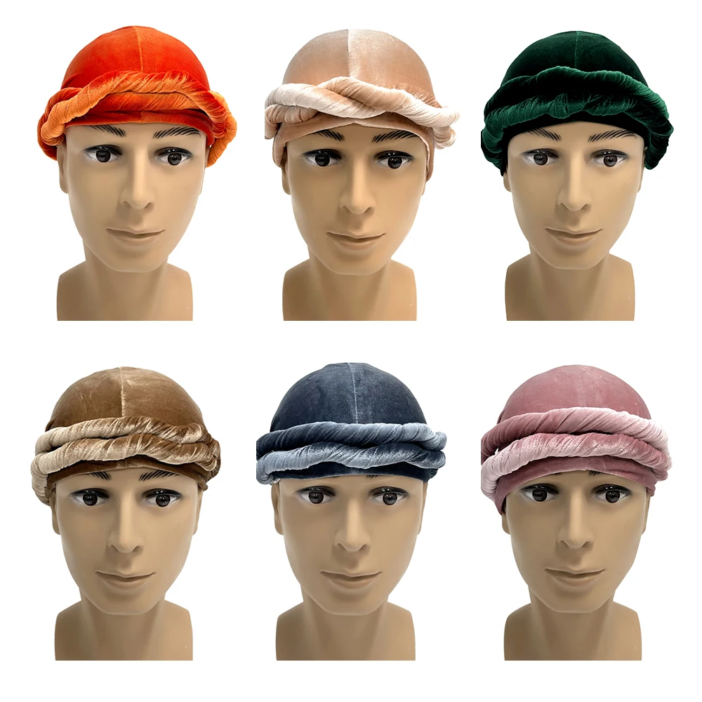Halo Turban Durag For Men Silk Lined Designer Turban Headwear With ...