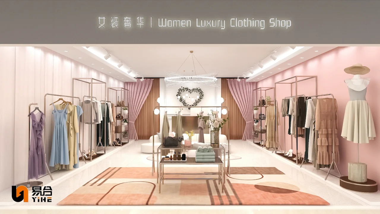 Custom Clothing Store Wall Mount Garment Clothes Stand Metal Cloth ...