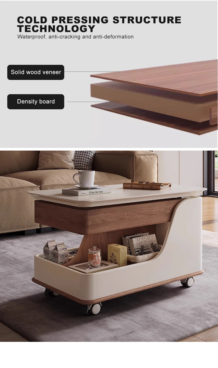 Multi-functional Removable Storage Lift Side Trolley