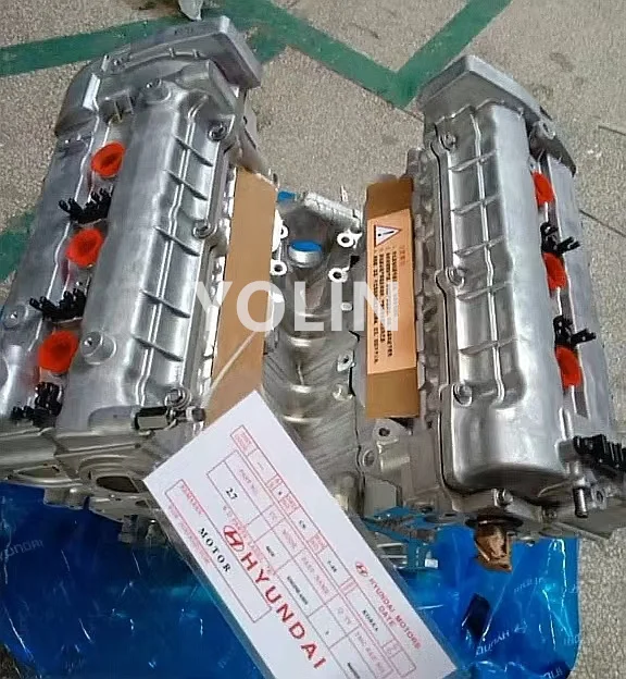 Brand New Factory V6 2.7L G6BA Bare Engine for Hyundai SANTA FE I (SM ...