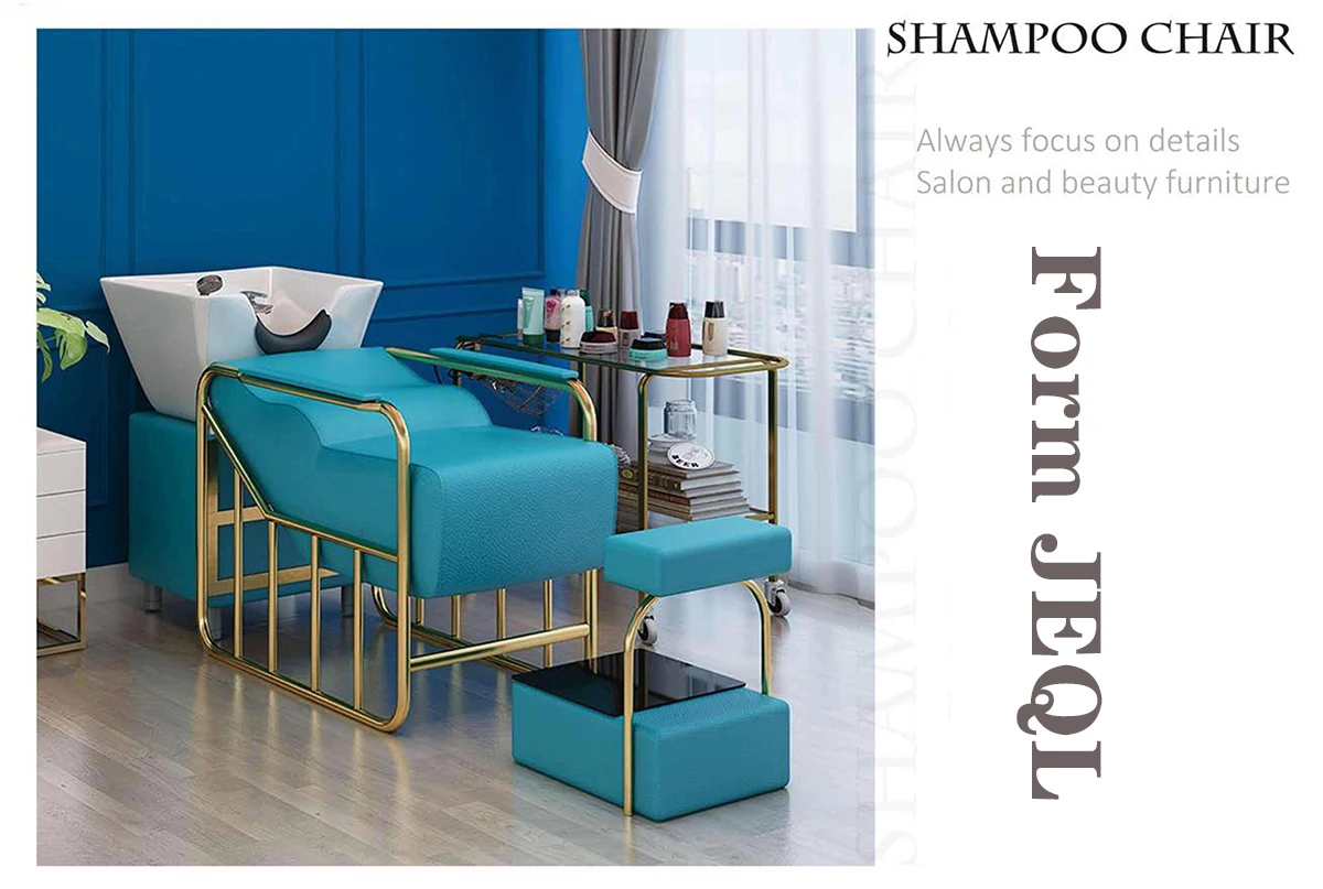 Luxury Electric Shampoo Chair With Beauty Salon Hair Washing Shampoo Chair For Shampoo Bowls