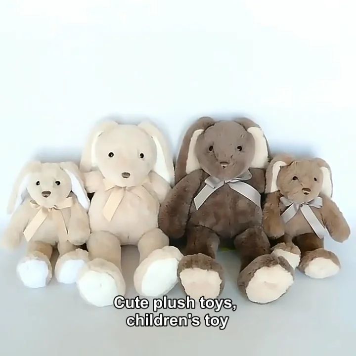 Utoys Customized Plush Rabbit Doll Plush Toys With Soft Little White ...
