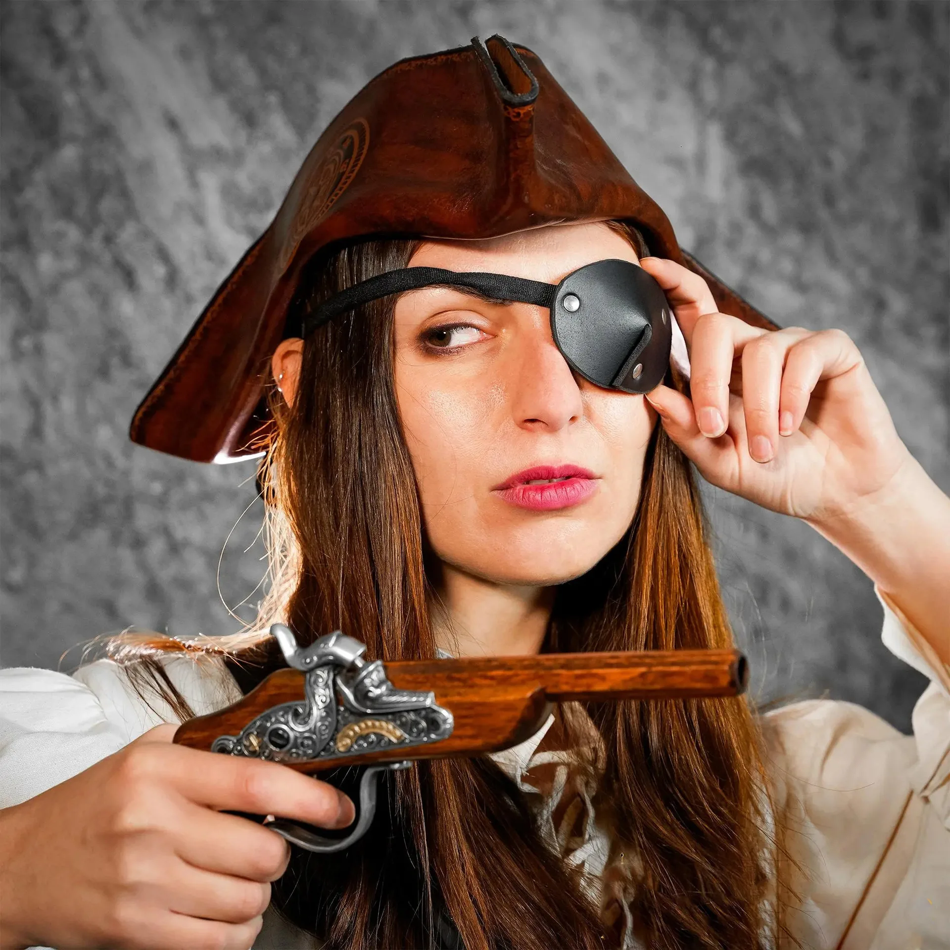 Medieval Pu Leather Eye Patch Dragon Mask For Festival Cosplay,Bohemian ...